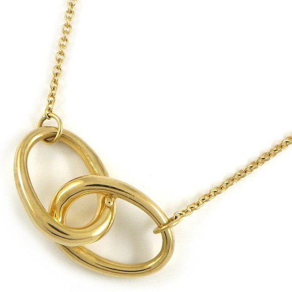 Tiffany & Co. | Jewelry | Tiffany Double Loop Circle Necklace Yellow Gold | Poshmark